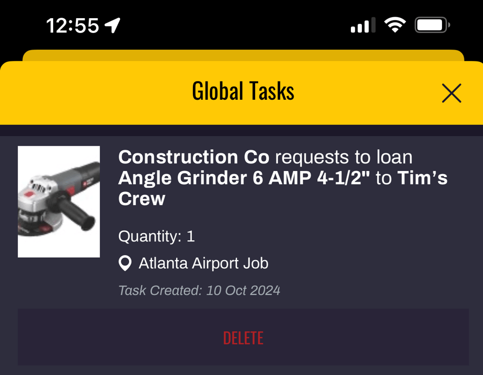 Task Management: Action, Reminder, Info, Global