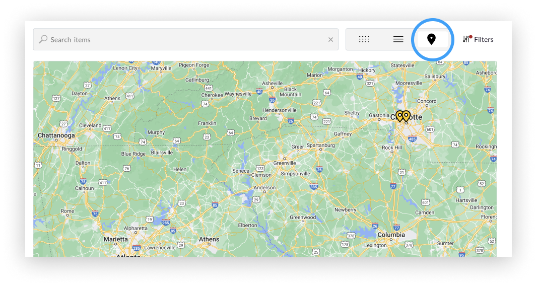Item Views, Search and Filter