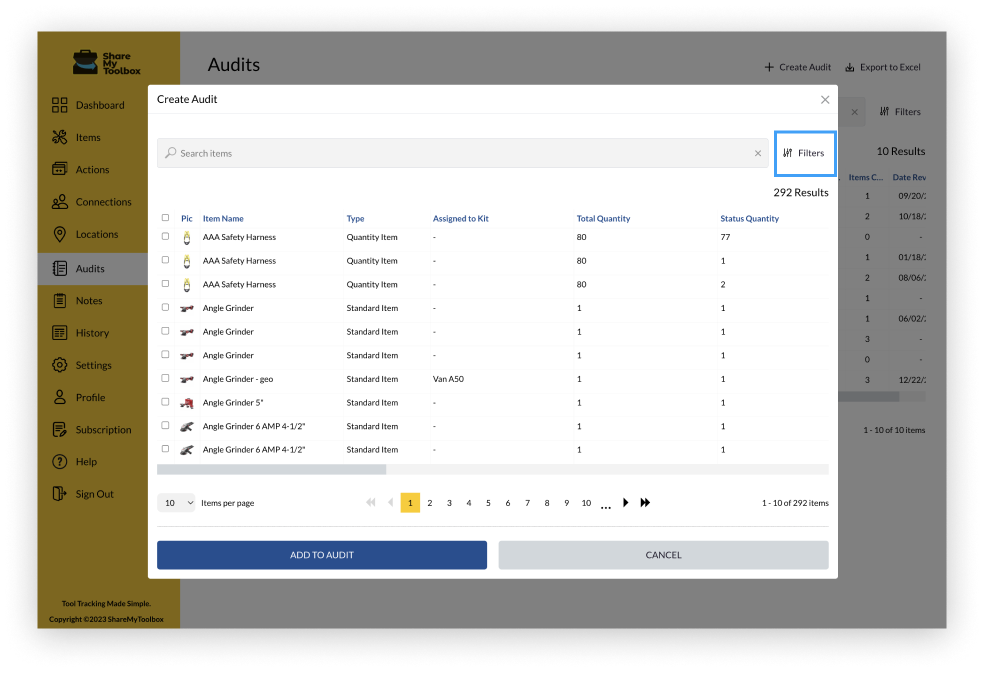 Creating, Receiving, and Conducting an Audit