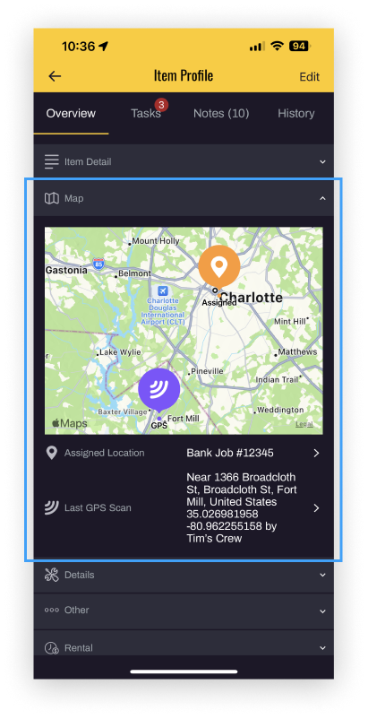 GPS Scan Location