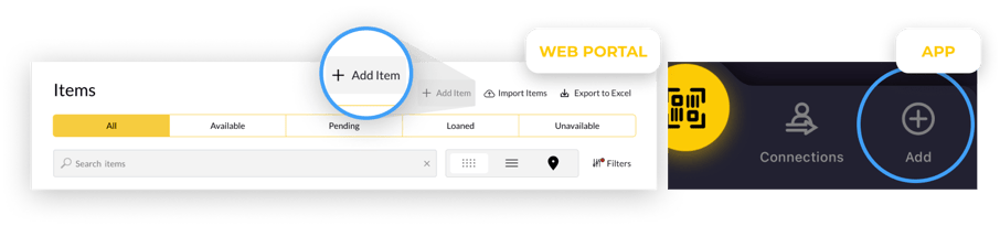 Adding and Editing Items