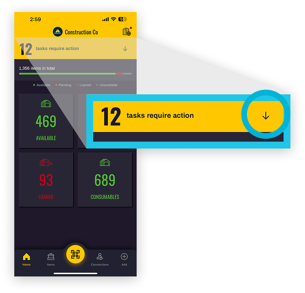 Task Management: Action, Reminder, Info, Global